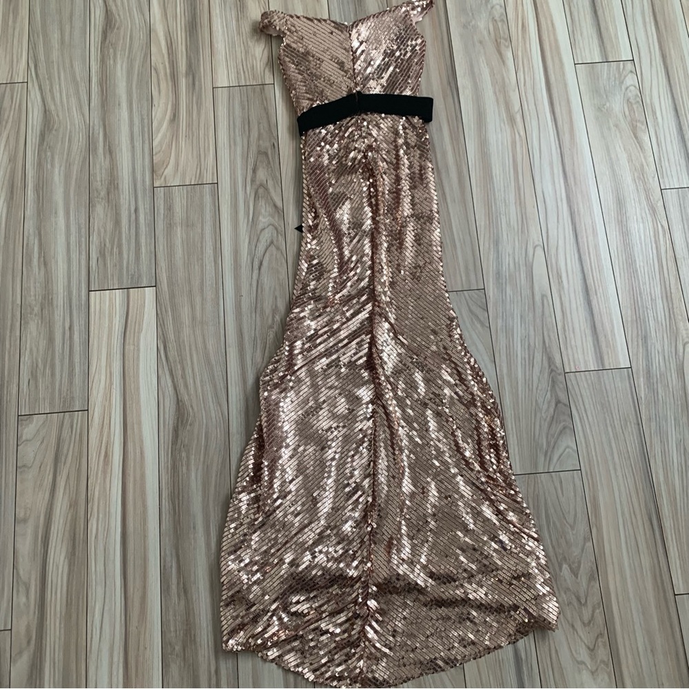 Teuta Matoshi Rita Sequin Glow Gown - Gem